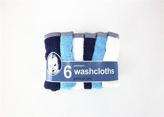 A Class Standard Baby Bath Washcloths Soft Touch Customized Size / Color