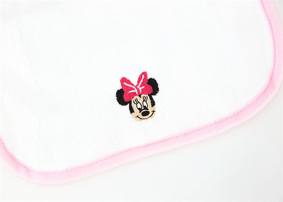 220GSM Microfiber Baby Washcloths , Beautiful Minnie Mouse Baby Bath Towel