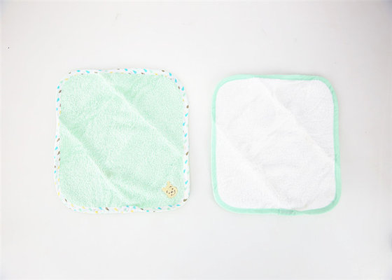 5pk Woven Baby Bath Washcloths Delicate Soft 100 Percent Cotton No Smell