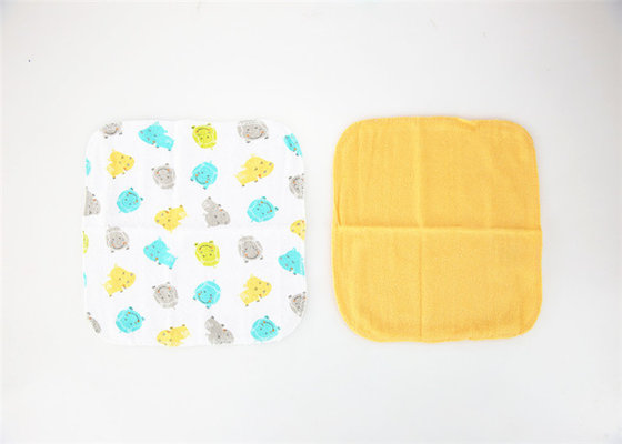 Customized Baby Girl Washcloths , 200GSM Knitted Washcloths For Babies