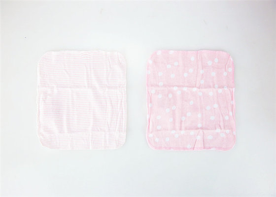 80% Cotton 20% Polyester Baby Bath Washcloths For Infants 200GSM 9" L X 9" W