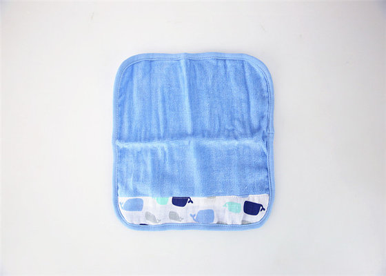 Breathable Soft Baby Face Cloths , Thin Baby Cotton Washcloths EU Standard