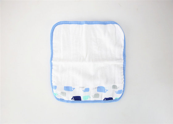 Breathable Soft Baby Face Cloths , Thin Baby Cotton Washcloths EU Standard