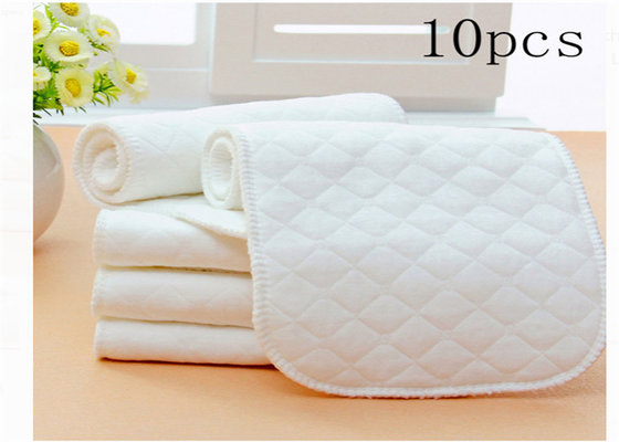 10pk Baby Cloth Diapers Baby Reusable Nappies 32x12cm Machine Washable