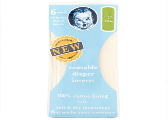 All In One Cloth Diapers , Infant Cloth Diapers 100% Cotton Wicks Away Moisture