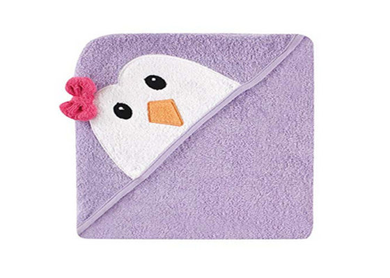 Good Water Imbibition Cotton Hooded Bath Towels Slip No Villi And Color