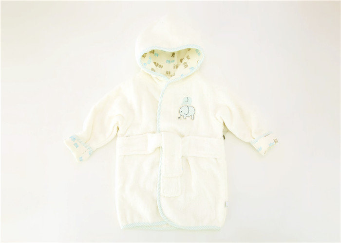 Colourful Thick 18 Months Baby Bath Robes 100% Organic Cotton Alternative Uses