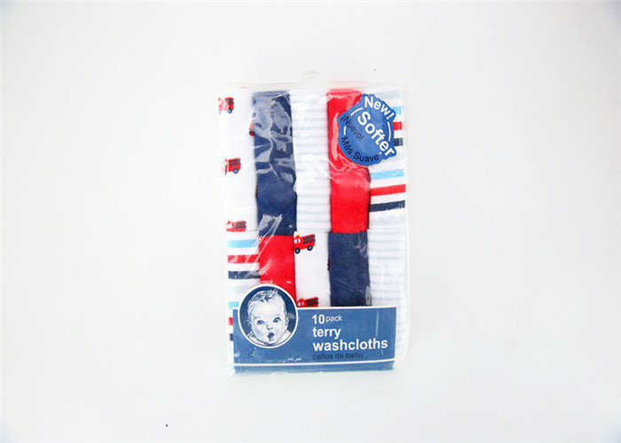 10pk Knit Washcltoh Bath Washcloths 100% Cotton Various Color Baby 200G