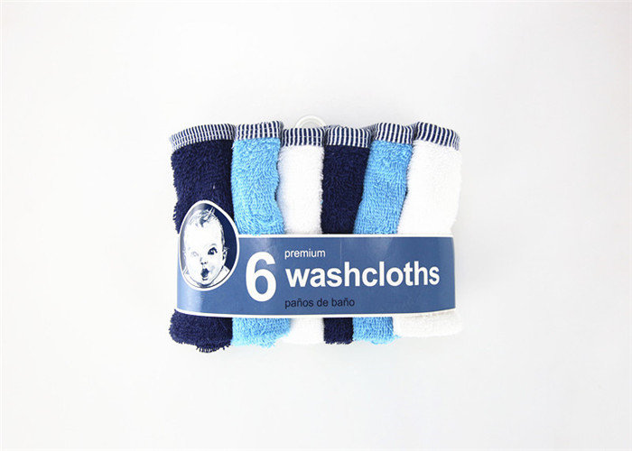 A Class Standard Baby Bath Washcloths Soft Touch Customized Size / Color