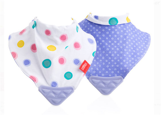 Unisex Baby Drool Bibs , White Cotton Baby Bibs Omfortable & Skin Care