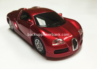China LED Torch 6000mAh Portable Power Banks , Bugatti Car Shaped Portable Battery Pack supplier