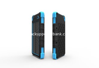 China Outdoor Sports 16000mah Solar Power Bank Waterproof / Dustproof supplier