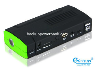 China Portable Cellphone Backup Emergency Charger Car Jump Starter Power Bank of Li-polymer cell supplier