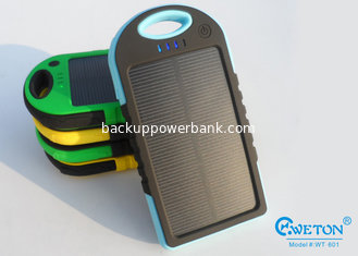 China Outdoor sport Universal Dual USB Portable Solar Charger Power Bank For Samsung / Motorola / HTC supplier