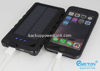 China 8000 mAh Dual USB Portable Solar Panel Power Bank For iPhone 6 iPhone 5 iPad supplier