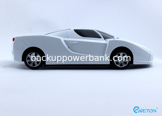 Elegant White 6000mAh Ferrari Car Shaped Power Bank For iPhone6 supplier