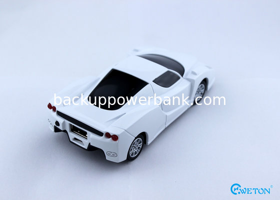Elegant White 6000mAh Ferrari Car Shaped Power Bank For iPhone6 supplier