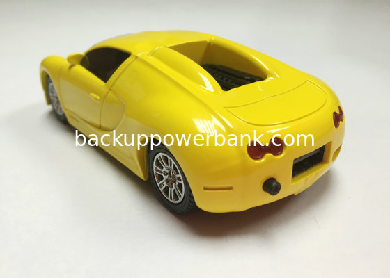6000mAh Yellow Bugatti Car Shaped Power Bank For Smartphones supplier