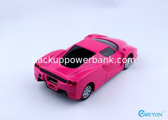 Sporty Pink 6000mAh Gift Ferrari Car Shaped  Power Bank For iPhones, Tablets supplier