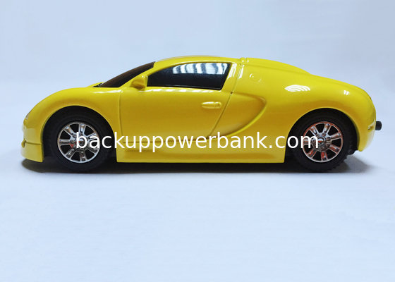 CE / ROHS 128g USB Power Bank , LED Torch Yellow Backup Power Bank supplier