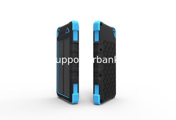 Outdoor Sports 16000mah Solar Power Bank Waterproof / Dustproof supplier