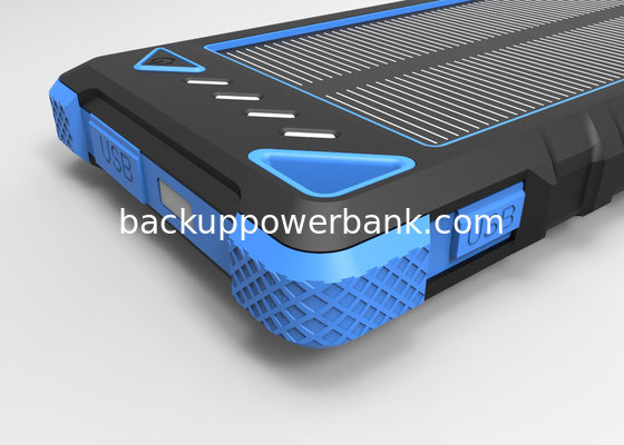 Outdoor Sports 16000mah Solar Power Bank Waterproof / Dustproof supplier