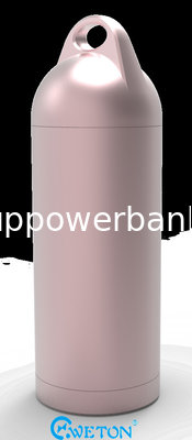 Black 600mAh Portable Gift Power Bank Built in Plug Output For Smartphone supplier