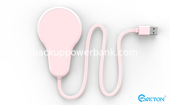 Pink Anti - skidding Silicon Case Waterproof  Wireless Charger For Mobile Phones supplier