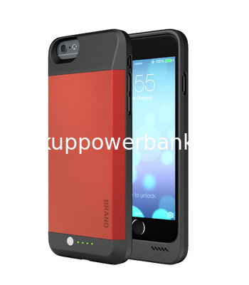 MFI iPhone6 Li-polymer Cell Backup Battery Case 3050mAh With LED Indicator supplier
