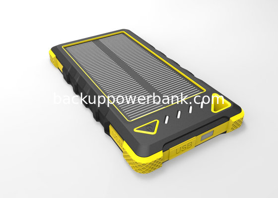 8000mAh IP54 Dual USB Solar Power Charger with 160mA Solar Panel for iPhone6S supplier