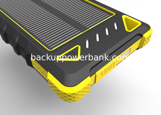 8000mAh IP54 Dual USB Solar Power Charger with 160mA Solar Panel for iPhone6S supplier