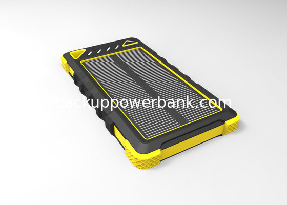 8000mAh IP54 Dual USB Solar Power Charger with 160mA Solar Panel for iPhone6S supplier