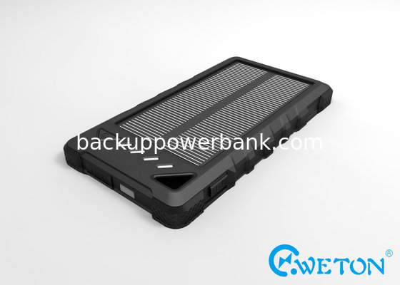 8000mAh IP64 Waterproof Portable Solar Power Charger supplier