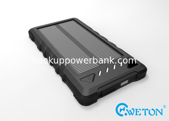 8000mAh 2.1A Portable Solar Power Bank GPS Use High Efficiency supplier