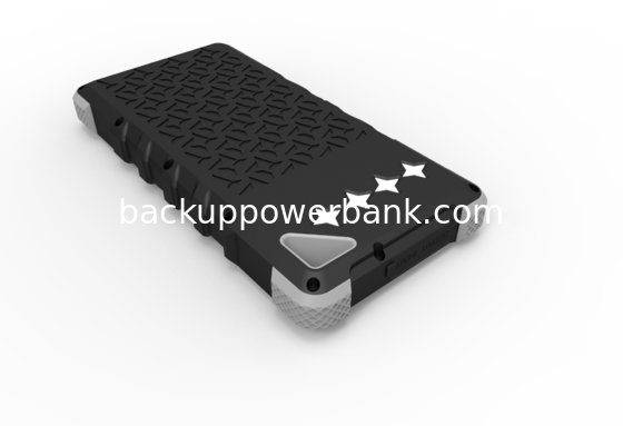 Gray  IP67 Waterproof 16000mAh Huge Power Solar Power Bank With LED Lights supplier