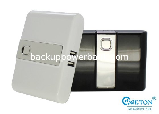 Square Dual USB Power Bank For Smartphones / Cell Phones 12000 mAh supplier