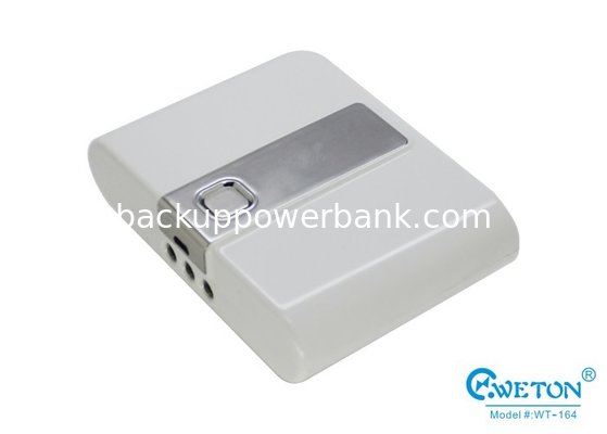 Square Dual USB Power Bank For Smartphones / Cell Phones 12000 mAh supplier