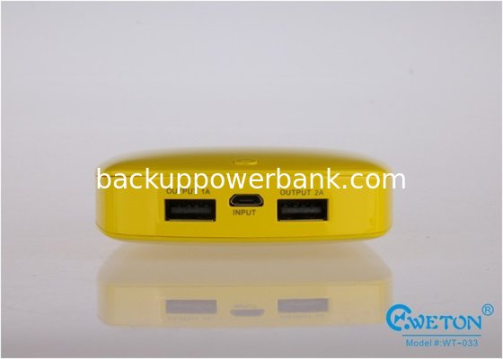 Compact Small Dual USB Backup Power Bank , Mobile Super Power Bank / Pack supplier