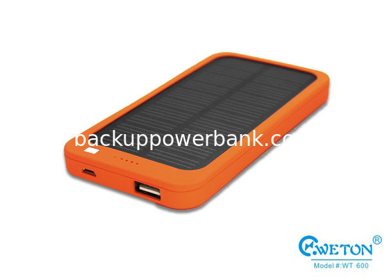 Mobile phone Lithium Polymer Solar Power Charger / Powerbank 5000 mAh supplier