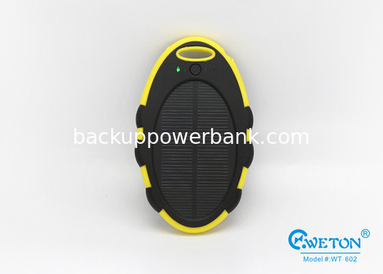 5000mAh Shockproof Li-Polymer Solar Power Charger for Mobile Phone / MP3 supplier