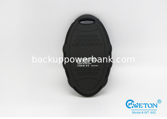 Black Portable Solar Power Bank External Battery Charger for Notebook / Ipad supplier