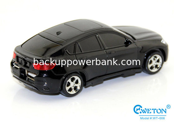 Cellphone 4400 mAh Fashion Electronic Car Shaped Power Bank With Torch 5V 1A supplier