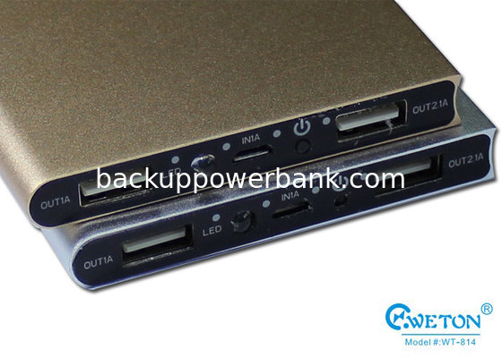 Compact Slim 4400mAh Gift Power Bank , MP3 / MP4 / PC Portable Mobile Power Bank USB 18650 supplier