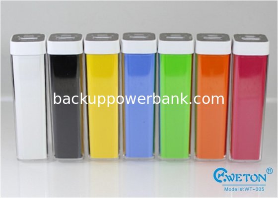 Custom Mini Lipstick Plastic Power Bank Of Samsung 18650 Li-ion cells supplier