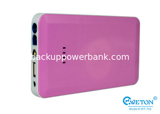 External Rechargeable Mini Car Jump Starter Power Bank of Li-Polymer 5400mAh supplier