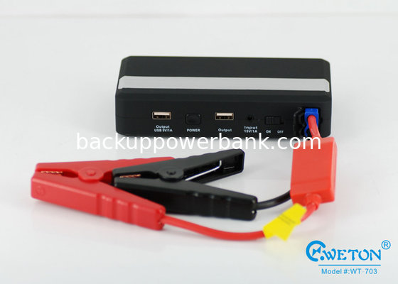Small Pocket Dual USB Mobile auto Car Jump Starter Power Bank For 12V Vehicle supplier