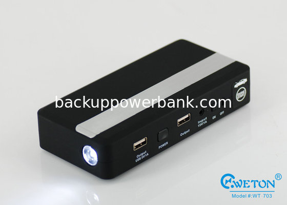 Small Pocket Dual USB Mobile auto Car Jump Starter Power Bank For 12V Vehicle supplier