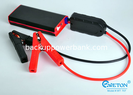 Built - in Micro USB Cable Multi Function Car Jump Starter Power Bank 12000mAh supplier