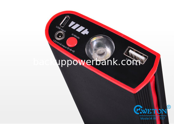 Built - in Micro USB Cable Multi Function Car Jump Starter Power Bank 12000mAh supplier