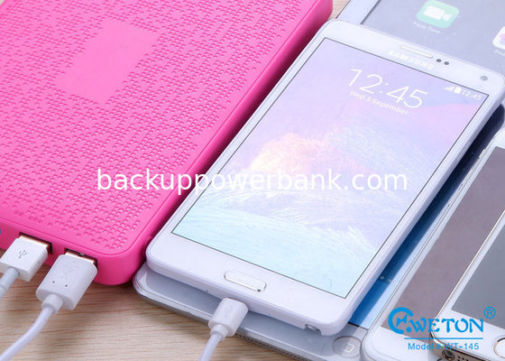8000mAh Li-polymer Power Bank Dual USB Dual Color Gift Power  Bank For 5V Devices supplier